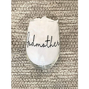 Godmother Gift, Godmother Proposal Gift, Godmother Box, Will you be my Godmother, Baptism Godmother, Godmother Wine glass, Godparent Gift