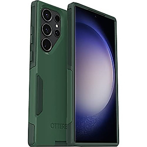 OtterBox Galaxy S23 Ultra Commuter Series Case - TREES COMPANY (Green), slim & tough, pocket-friendly, with port protection