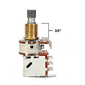 Genuine Bourns 500K (Pack of 2) Split Shaft Push-Pull Pot for Electric Guitar