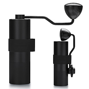 Normcore Manual Coffee Grinder V2 - Hand Coffee Grinder with Stainless Steel 38mm Contemporary Conical Burr - Adjustable Settings - For Aeropress, Espresso, Pour over, French Press