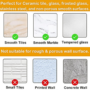 ENUODA Shower Foot Rest with Powerful Non-Slip Suction Cup Waterproof Shower Stool for Inside Shower Shaving Legs Suitable for People Who Need to Keep Body Balance (Reusable, No Drilling)