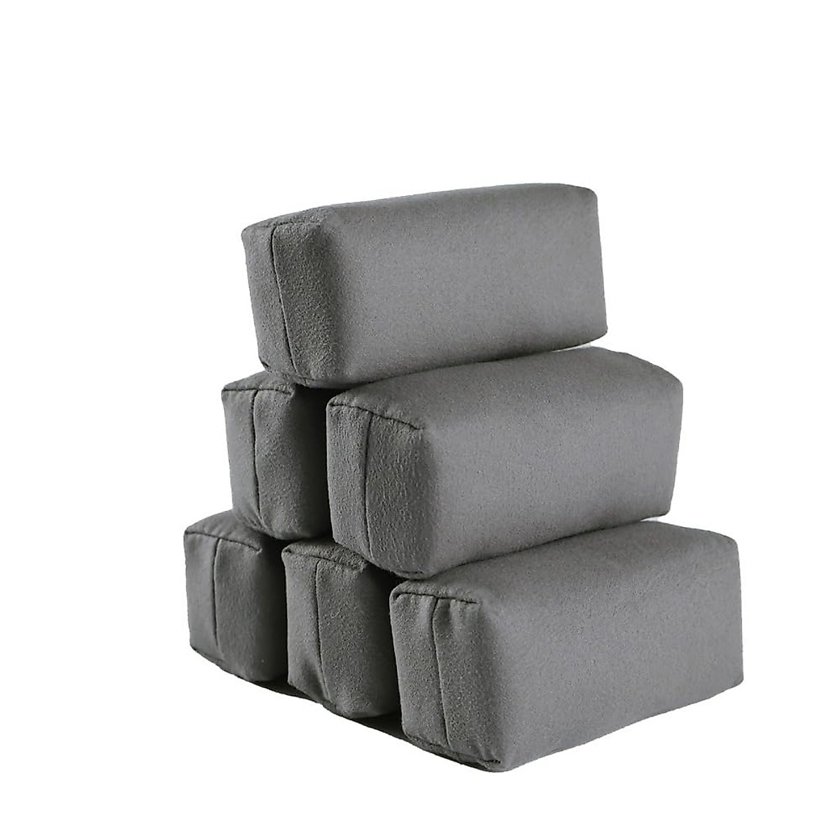 ANTSHINY Microfiber Applicator Pad, Car Detailing Suede Sponge Applicator, 6Pcs Coating Sponge Pads for Cars, Ceramic Spray Coating, Applying Wax, Sealants & Other Conditioners-（6pcs）