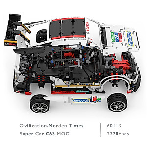 JMBricklayer MOC Super Car Building Toys, 1:8 Model Car Kits Building Blocks, Challenging Race Cars Building Sets, Toy Car Gifts for Boys Teens Age 14+/Adults and Vehicle Enthusiasts(2270 Pieces)