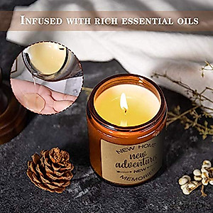 Aromaflare Scented Candles Gifts for New Home House Warming Lavendar Candle Women Men Housewarming Presents Funny Friendship Gift for Best Friend BFF