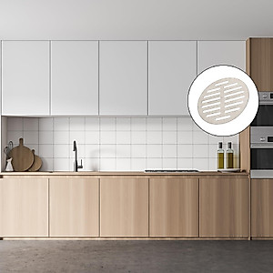 METALLIXITY Round Floor Drain Cover (5") 1Pcs, Stainless Steel Shower Drain Grate - for Furniture Repair, Bathroom Kitchen, Silver Tone