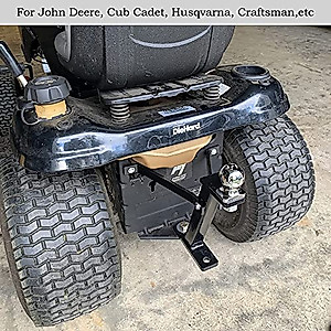 WILDESON Lawn Mower Trailer Hitch Riding Mower Garden Tractor Hitch fit for John Deere/Cub Cadet/Husqvarna/Craftsman Tow Hitch