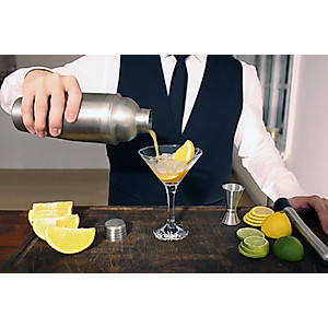Barvivo Cocktail Jigger for Bartending - 0.5oz / 1oz Shot Measure Jigger Cocktail Accessories for Professional Bartenders - Stainless Steel Bar Jigger Cocktail Measuring Cup - Ideal for Home Bar