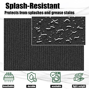 NOBONDO 12 Pack Bib Apron - Unisex Black Apron Bulk with 2 Roomy Pockets Machine Washable for Kitchen Crafting BBQ Drawing