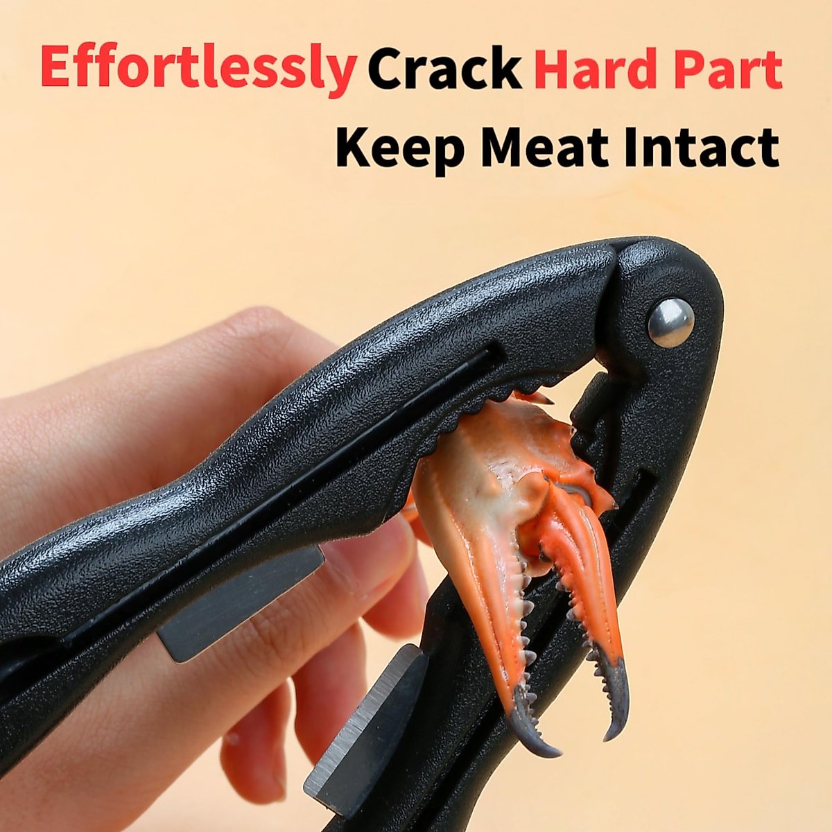 ADORAMBLING 2PCS Crab Crackers and Tools Multifunctional Crab Leg Crackers Efficient Lobster Crackers Sturdy Seafood Crackers and Tools Portable Lobster Crackers and Picks Set Crab Claw Crackers