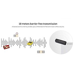 GuliKit Route Air Bluetooth Audio USB Adapter Transmitter for Nintendo Switch & Lite PS5 PS4, USB-C to A Wireless Connector, Easy to Connect with Airpods and All Bluetooth Speakers/Headphones(Black)