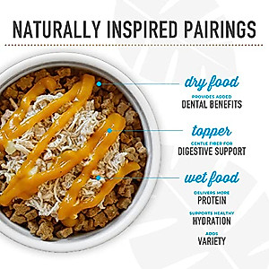 Tiki Dog Born Carnivore for Dogs, Savory Chicken, Peas & Lentils Recipe, Grain Free Baked Kibble for Maximum Nutrition, For Adult Dogs and All Size Breed Dogs, 3.5 lbs Bag