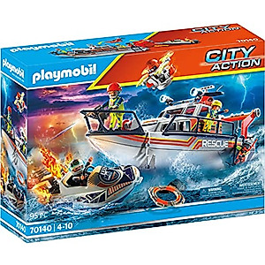 Playmobil Fire Rescue with Personal Watercraft