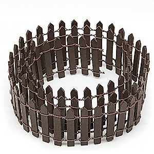 Tonsiki 40 Inch Length Miniature Fairy Garden Ornament Fence