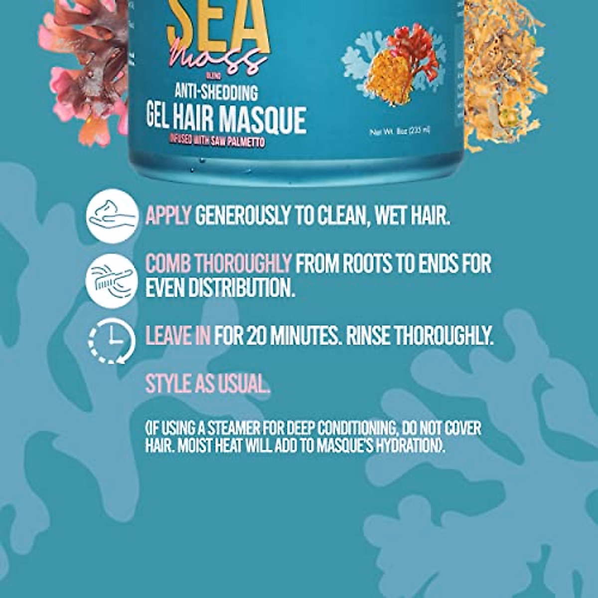 Mielle Organics Sea Moss Anti-Shedding Curl Gel Hair Masque