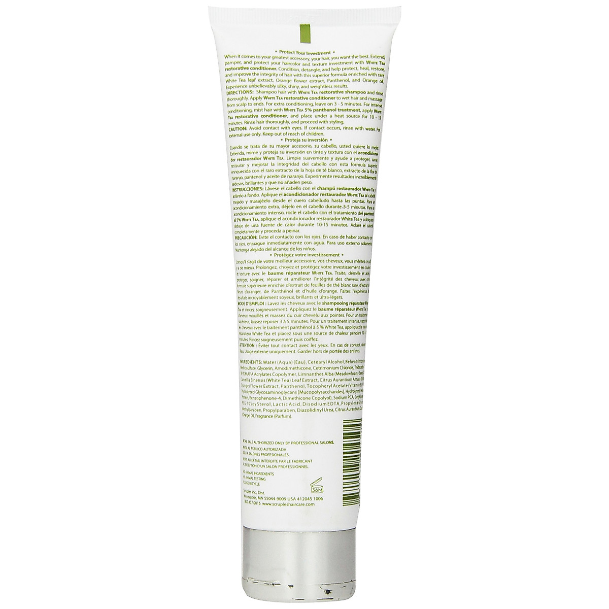 Scruples White Tea Restorative Cond, 5 Ounce