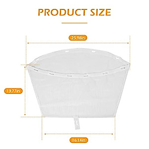 POOLOOP Hot Tub Debris Bag Attachment Replacement Compatible with Jacuzzi Hot Tub Parts Fits Collection Model Manufacture After 2013 - Models 6570-398(1 Pack)