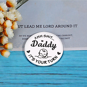 Parents to Be Gifts Baby Shower Decorations Dad Gifts for New Dad Expecting Dad Funny Baby Gift New Dad Mom Decision Gifts for Dad Mom to be Pregnancy Gifts for First Time Moms Dads Double-Sided