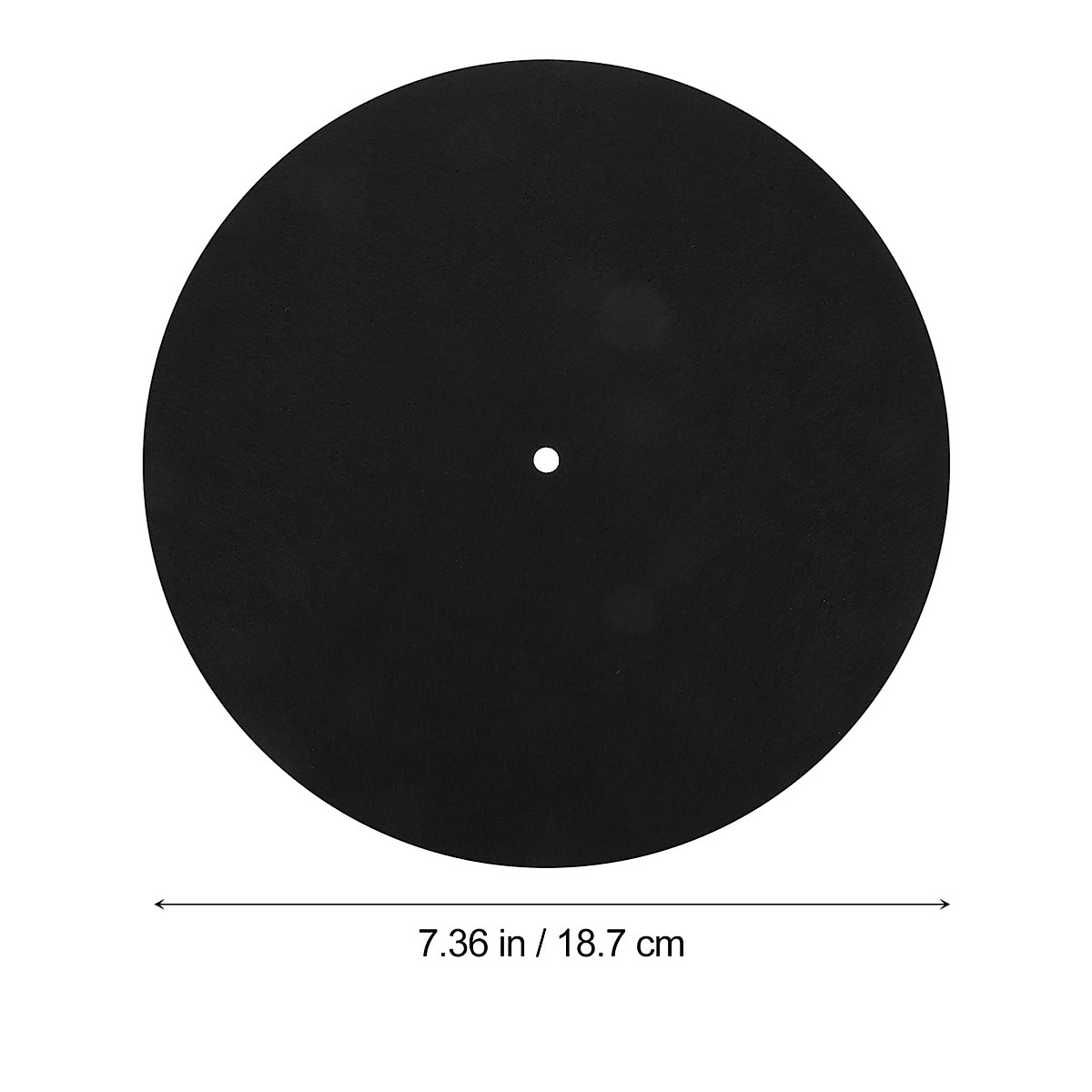 Milisten Turntable Mat 7 Inch 3mm Thickness Felt Disc Pad Vinyl Record Mat