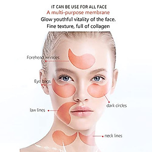 Vnvneye Under Eye Mask, Tomato Vc Gel Eye Mask, Eye Patches for Puffy Eyes,lycopene Dark Circles Under Eye Treatment for Women & Men 30 Pairs Under Eye Gel Pads