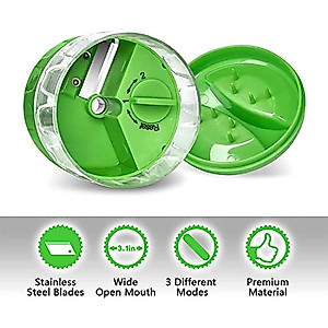 Vegetable Chopper - 11 in 1 Pro Mandoline Slicer - Onion Chopper, Cheese Grater, Food Slicer- Spiralizer Included - Enlarged Storage Container with Lids - Easy and Efficient Cutting Tool for Busy Cook