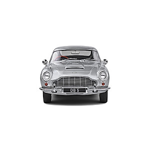 Solido S1807101 1:18 1964 DB5-Silver Birch Aston Martin Collectible Miniature car, Silver,Unisex Adult