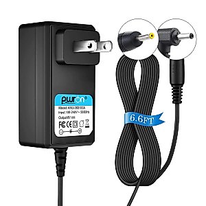 PwrON 6.6ft 6V AC DC Adapter Fits for Motorola MBP18 MBP-18 MBP41 MBP41PU MBP43PU MBP43 MBP26 MBP26PU MBP34 MBP33 MBP33PU MBP36 Video Baby Monitor & Camera Power Supply Cord (Parent & Baby Unit)