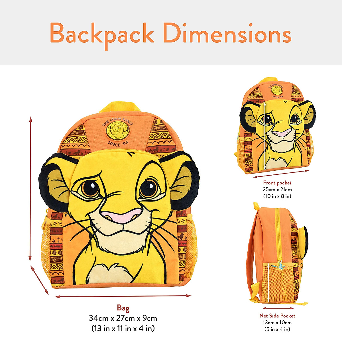 Disney Kids The Lion King Backpack One_Size