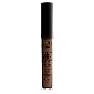 NYX PROFESSIONAL MAKEUP Can't Stop Won't Stop Contour Concealer, 24h Full Coverage Matte Finish - Deep