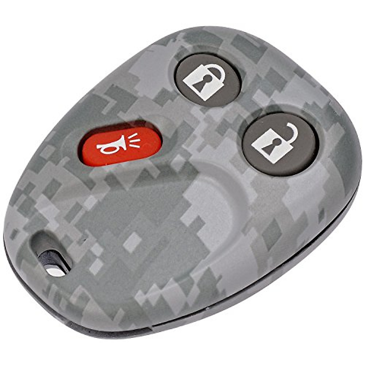 Dorman 13618GYC Keyless Entry Transmitter Cover Compatible with Select Models, Gray Digital Camouflage