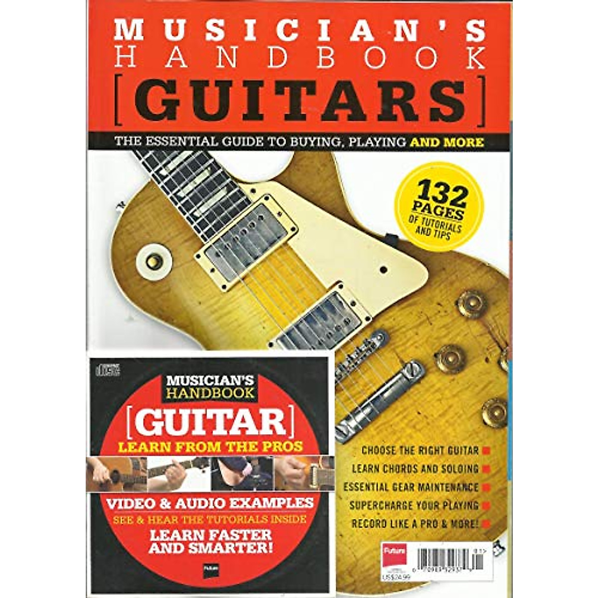 MUSICIAN'S HANDBOOK GUITARS MAGAZINE, 132 PAGES OF TUTORIALS & TIPS ISSUE,2017 FREE CD INCLUDED PRINTED IN UK ( PLEASE NOTE: ALL THESE MAGAZINES ARE PET & SMOKE FREE MAGAZINES. NO ADDRESS LABEL. (SINGLE ISSUE MAGAZINE )