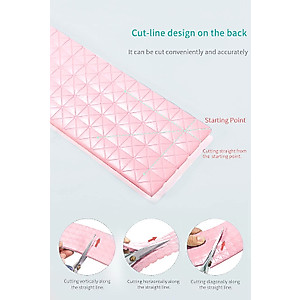 MeiGaoXin Baby Proofing Edge Corner Protector, Thick Table Bumper Guard, Soft Rubber Foam Guard, 3M PreTaped Corners, 40 inch X2 PCS, Baby Proof Corner Guard HeavyDuty. Pink