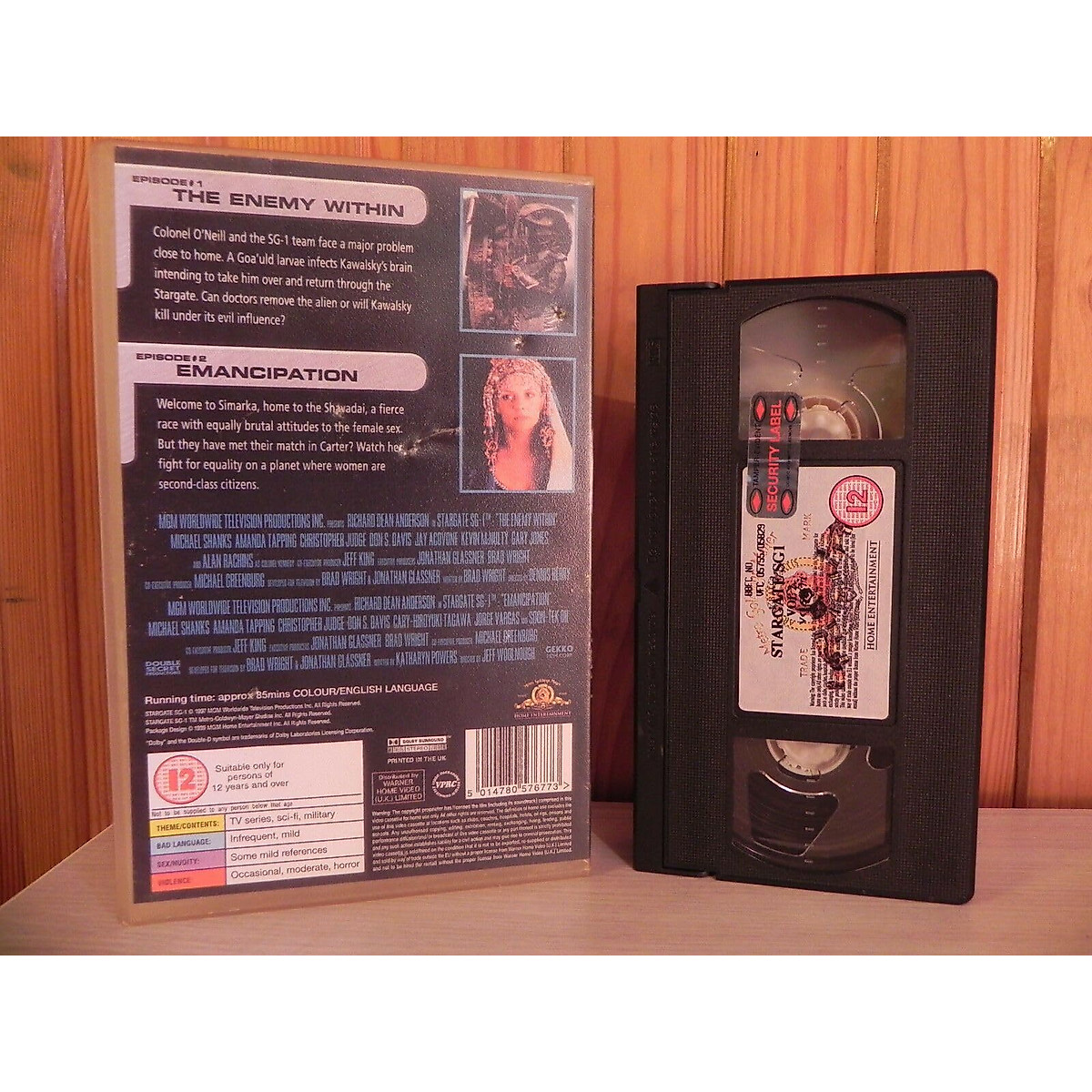 STARGATE SG-1 - Original Release - The Enemy Within - Big Box Video - 067677 VHS