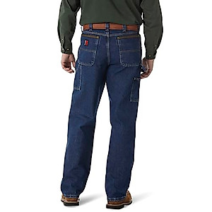 Wrangler Riggs Workwear Men's Big & Tall Utility Jean,Antique Indigo,46W x 34L