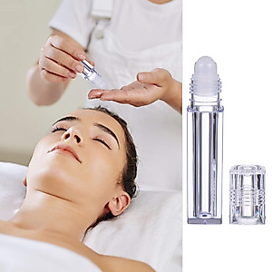 Beaupretty 10pcs Lip Gloss Tubes Empty Lip Gloss Containers Plastic Clear Mini Refillable Lip Balm Eyeliner Mascara Bottles Reusable Lipstick Wand Transparent