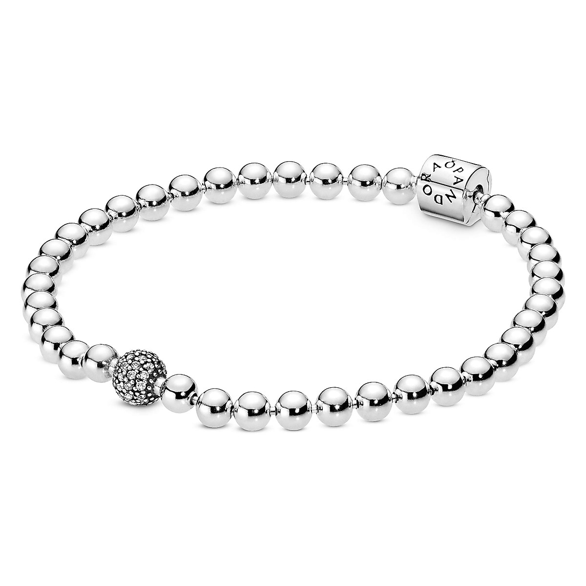 PANDORA Beads & Pave, Clear Cz