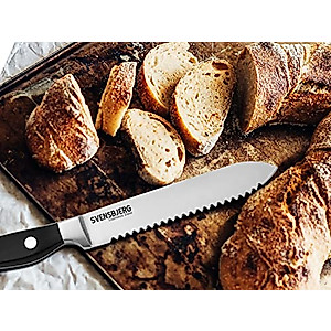 SVENSBJERG Kitchen Knife Set, Chef-Knife-Set, Set of Cooking-Knives Professional | Stainless Steel Cutlery, Sharp, German Brand, High-End | SB-KS201