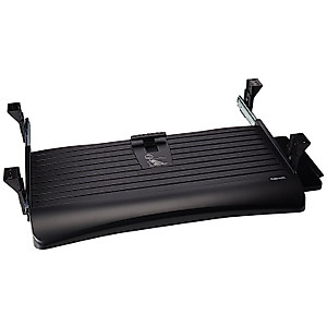 Fellowes Office Suites Underdesk Keyboard Drawer, Black/Silver (9140303) (Pack of 2)