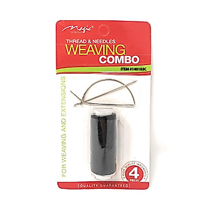 Weaving Combo, Needles and Thread Set, Black