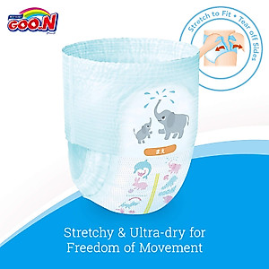 Elleair GOO.N Soft-fit Diaper for Boys, 28 Count, X28