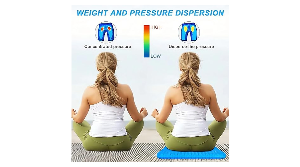 Ergonomic Gel Pressure Relief Cushion for Comfort & Support