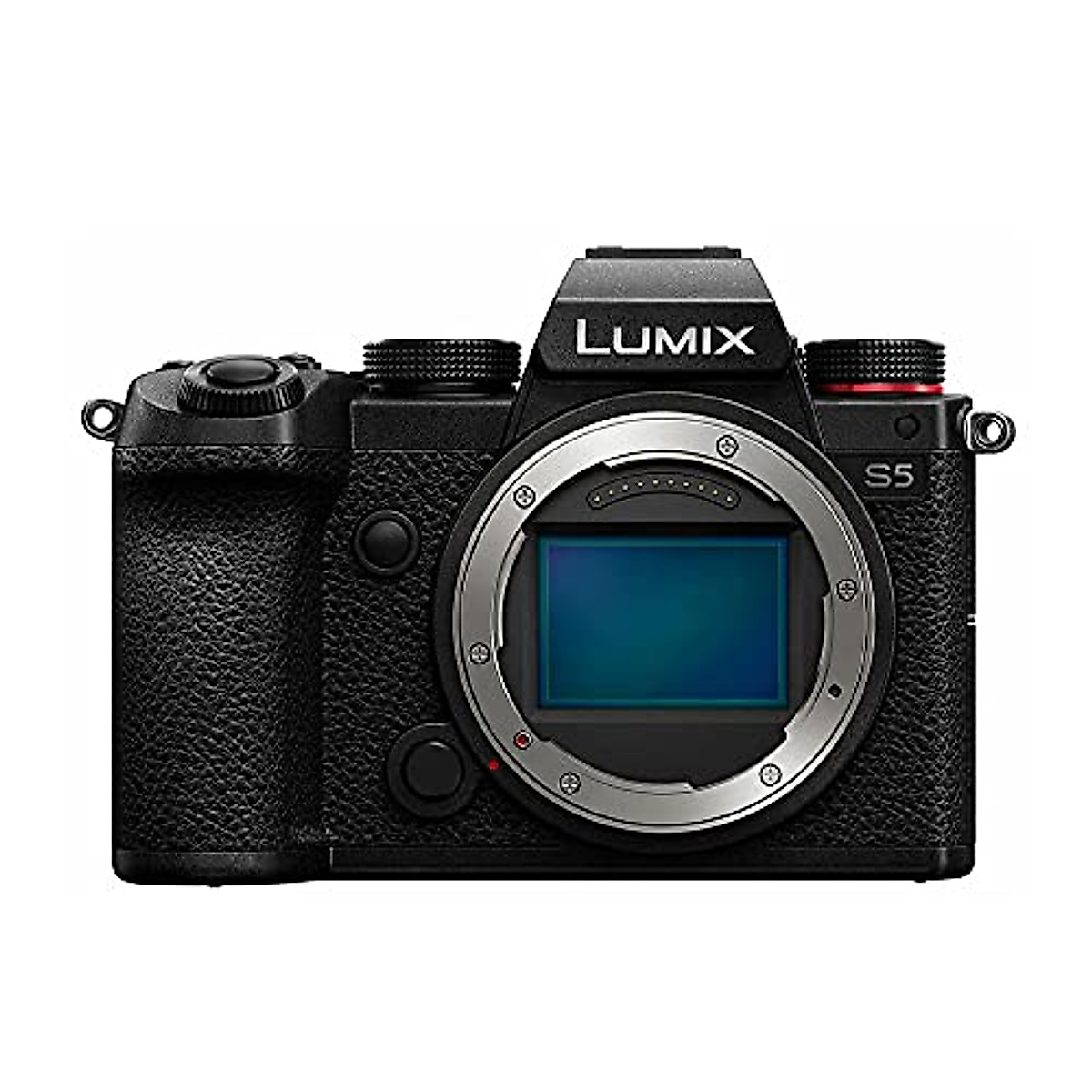 Panasonic LUMIX S5 4K Mirrorless Full-Frame L-Mount Camera (Body Only) with Sling Camera Bag, Battery Pack, 64GB SD Cards and HDMI Cable Bundle (6 Items)
