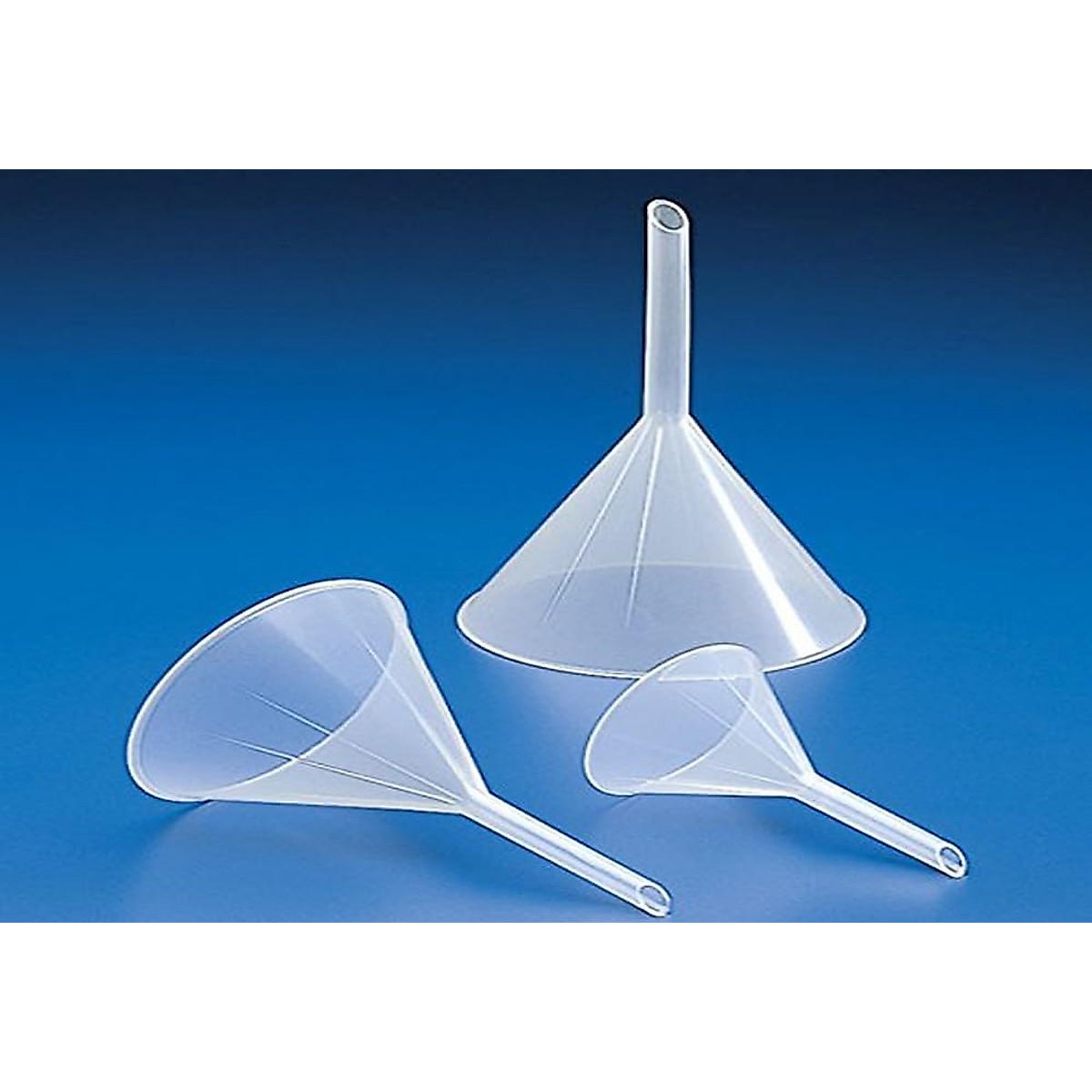Globe Scientific 600153-2 Polypropylene Analytical Funnel, 120mm Funnel Size, 120mm Top Diameter (Pack of 2)