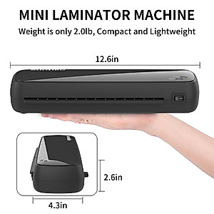 Laminator Machine, Quick Warm-Up, Fast Laminating, 4 in 1 Thermal Laminator, Laminating of A4/A5/A6 for Home Office School Use
