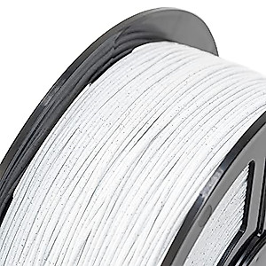 WYZworks PLA 1.75mm [ Marble White ] Premium Thermoplastic Polylactic Acid 3D Printer Filament - Dimensional Accuracy +/- 0.05mm 1kg / 2.2lb + [ Multiple Color Options Available ]