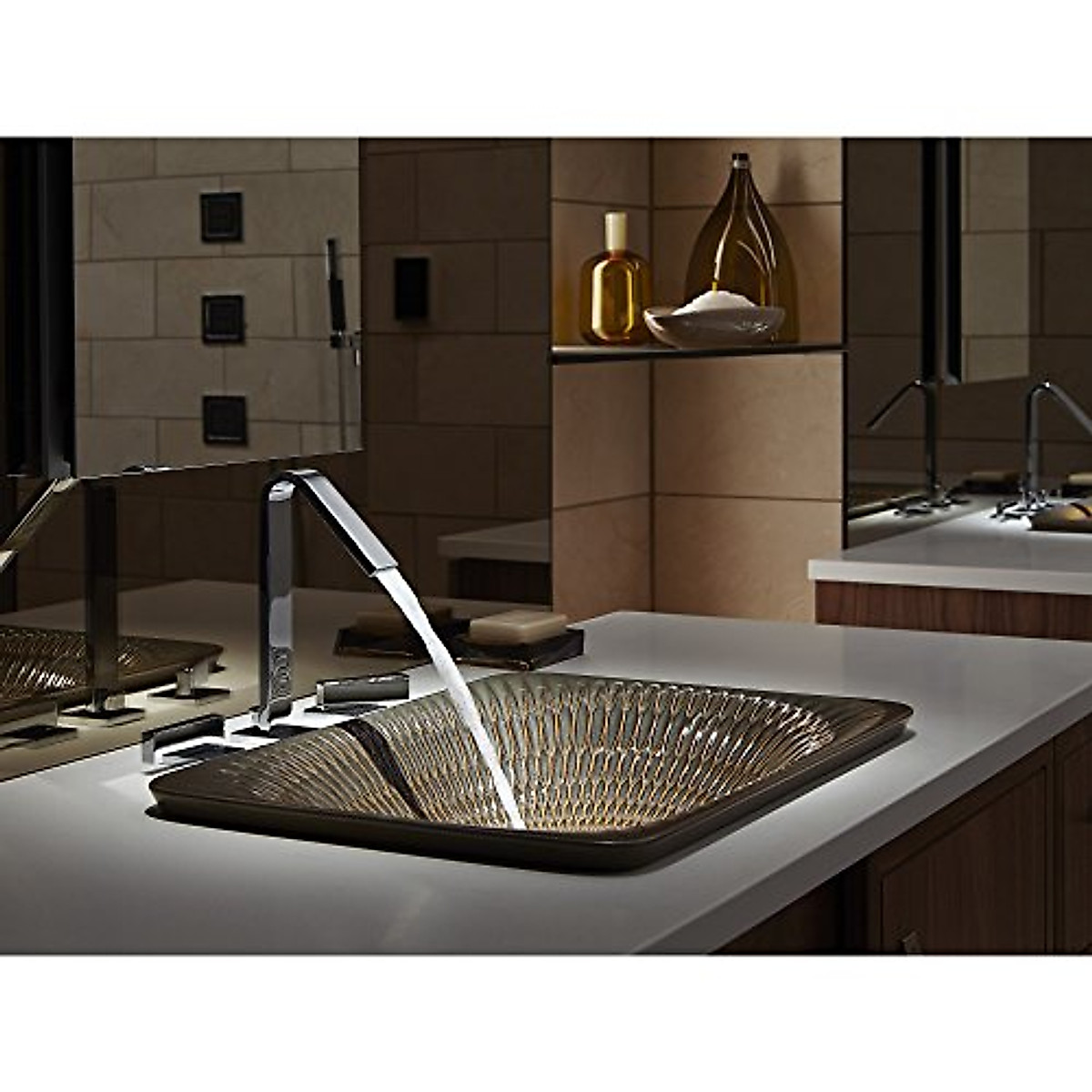 Kohler K-14661-4-CP Loure Bathroom Sink Faucet, One Size, Polished Chrome