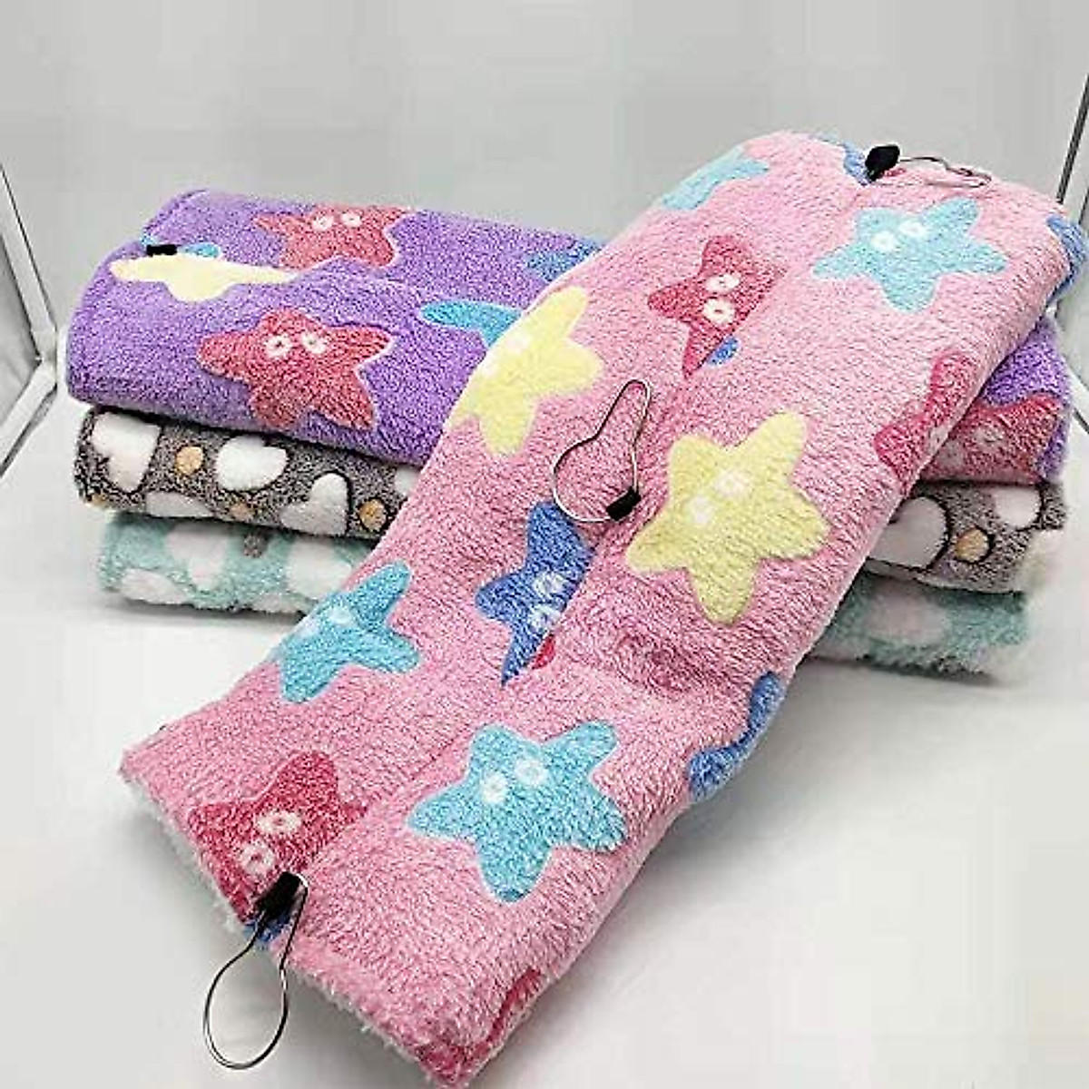 Oncpcare Hanging Tunnel for Small Animals, Hanging Hamster Toys, Sugar Glider Hammock Cage Accessories Bedding for Chinchilla Ferret Squirrel Guinea Pig Rat Playing Sleeping