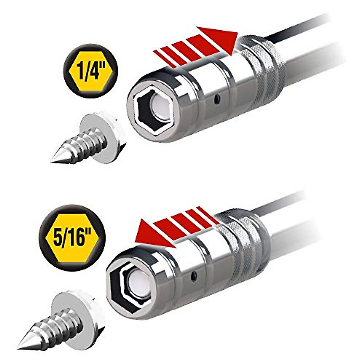 Klein Tools 32596 Multi-Bit Screwdriver /Nut Driver, Magnetic 8-in-1 HVAC Slide Drive Tool with Hex, Phillips, Schrader Bits, Nut Drivers
