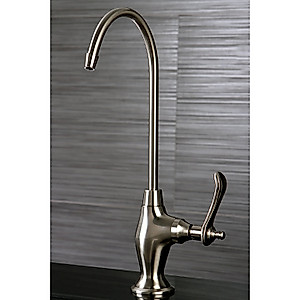 Kingston Brass Gourmetier KS3198TL Templeton Design 1/4 Turn Water Filter Faucet, Brushed Nickel