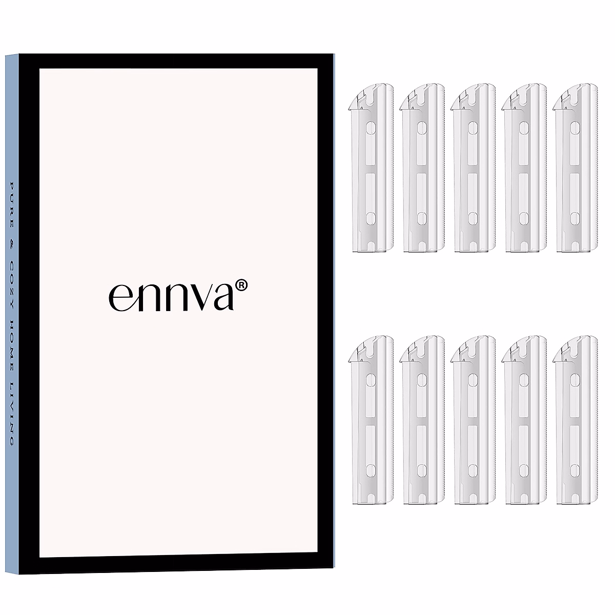 ennva Metal Razor Replacement Blades -Pack of 10