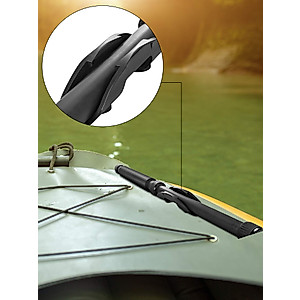 Norme Kayak Paddle Holder Clip Kayak Paddle Clips with Hardware Universal Compatible with Perception Kayaks, Emotion Kayaks, Lifetime Kayaks, Pelican Kayaks, Malibu Kayaks, Vibe Kayaks(4 Pack)